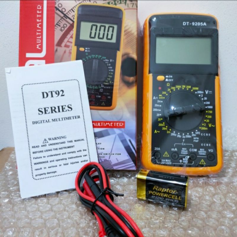 Jual Avometer Digital DT9205A | Shopee Indonesia