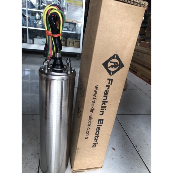 Jual FRANKLIN Motor Submersible 1.5hp 1phase 4” +control box | Shopee ...