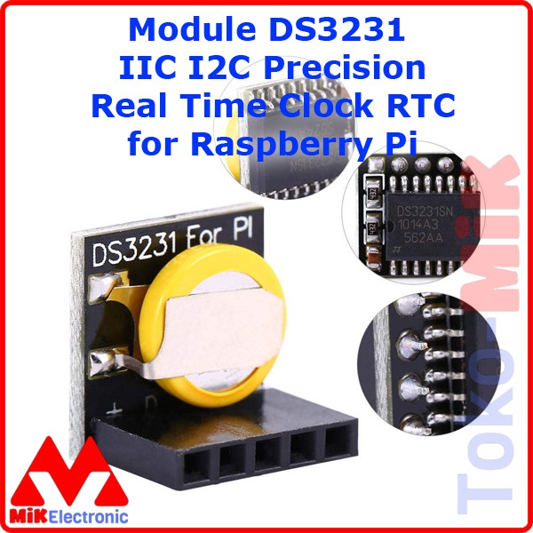 Jual Module DS3231 IIC I2C Precision Real Time Clock RTC untuk Raspberry PI dan Arduino | Shopee ...