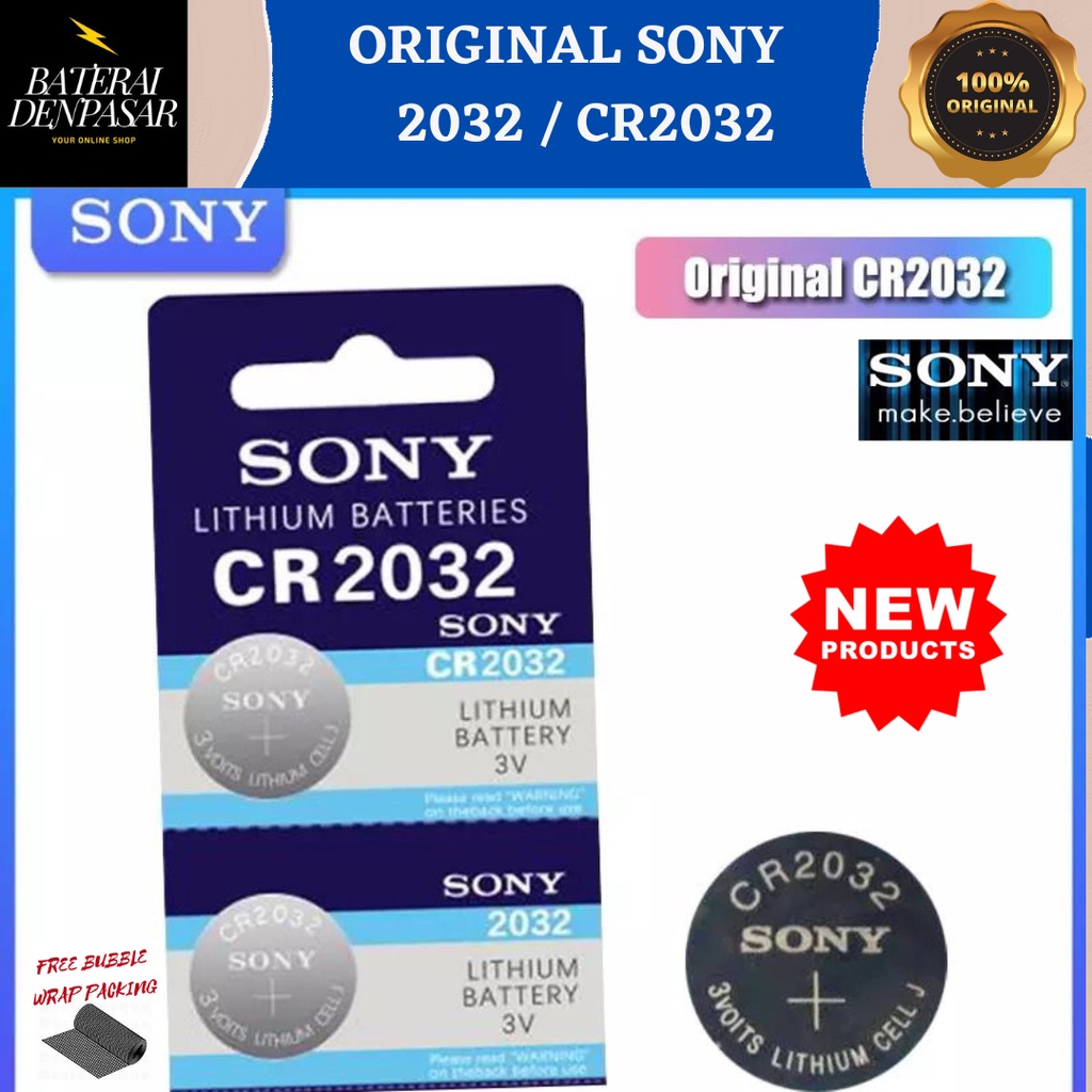 Jual BATERAI SONY 5pcs CR2032 5004LC 2032 DL2032 ECR2032 KCR2032 SONY ...