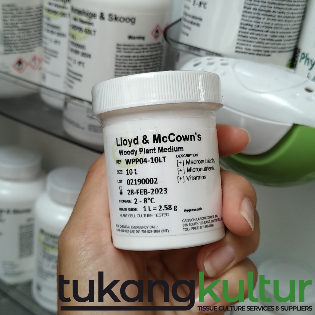 Jual 10L Woody Plant Medium | Media Kultur Kayu | Media WPM | Shopee ...