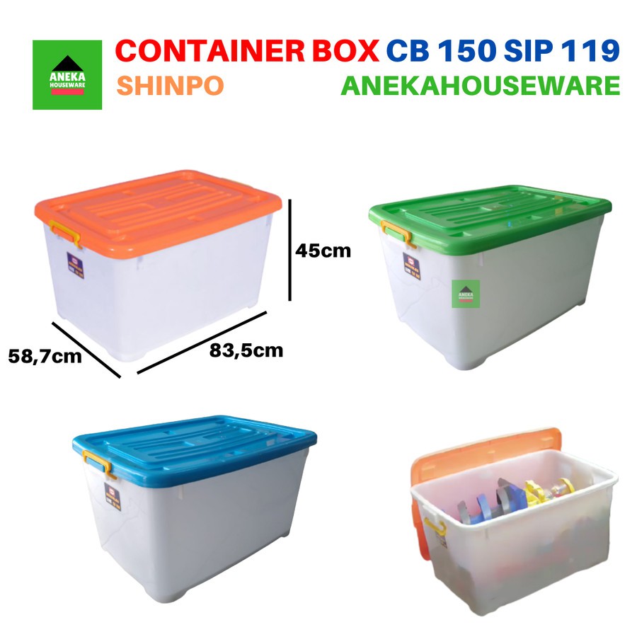 Jual Container Box Plastik Menyimpan Serbaguna Hercules CB 150 Shinpo ...