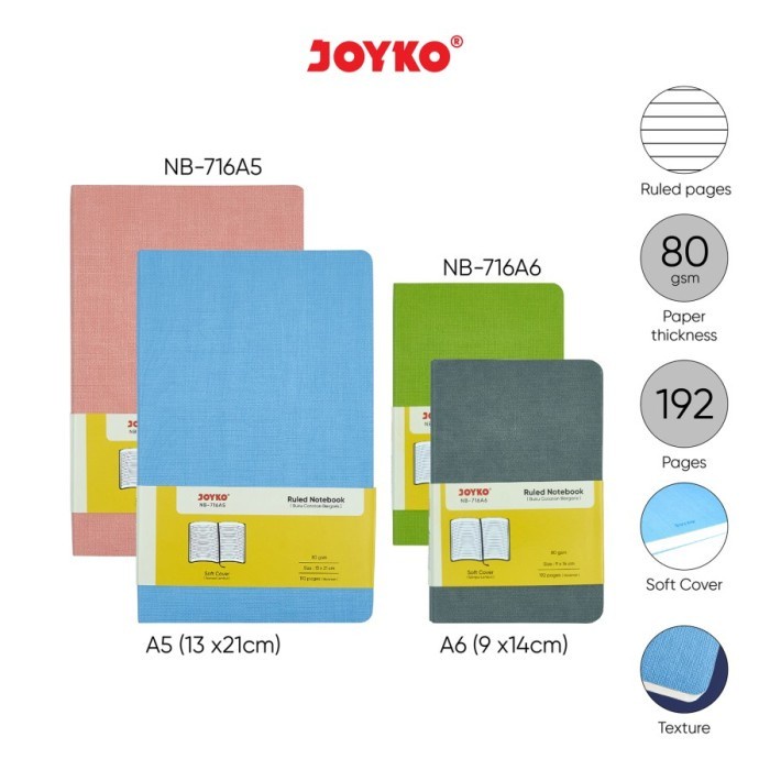Jual Notebook Pocket Ruled Joyko NB-716 A5 | Shopee Indonesia