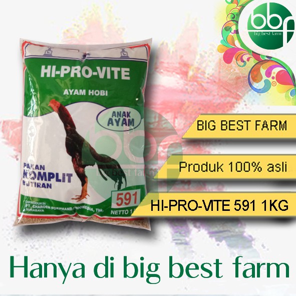 Jual Makanan Ayam Hiprovit 591 (1kg) | Shopee Indonesia