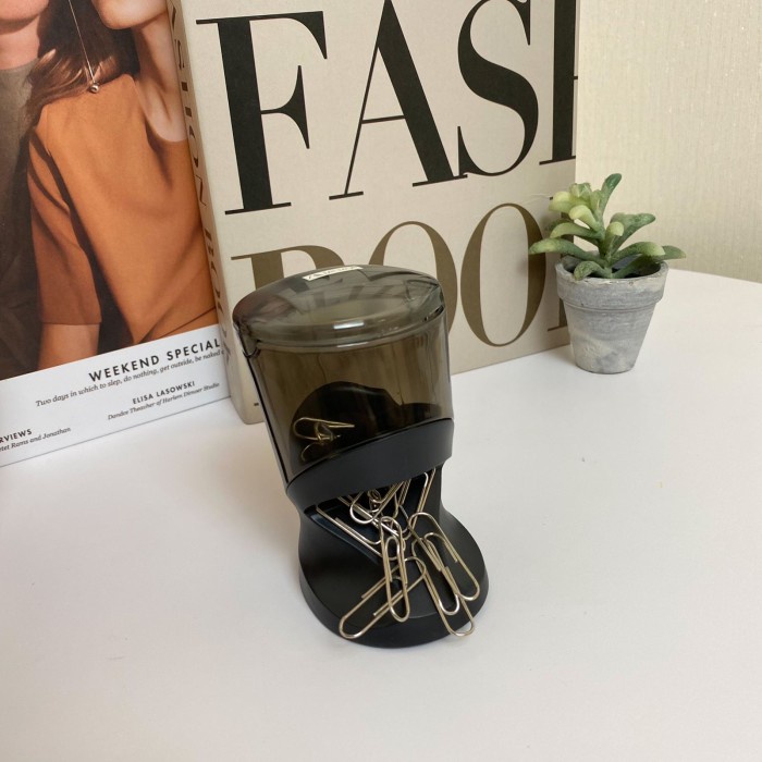 Jual DISPENSER MINI TEMPAT PENYIMPANAN PAPER CLIP MERK MEMO / TEMPAT ...