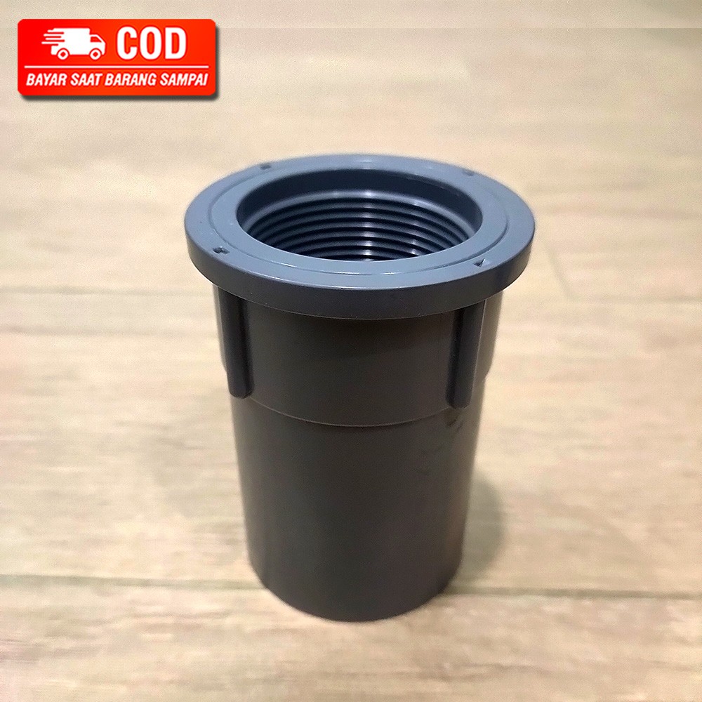 Jual SOCKET PVC DRAT DALAM 1.25 INCH 1-1/4 INCH RUCIKA (AW) | Shopee ...