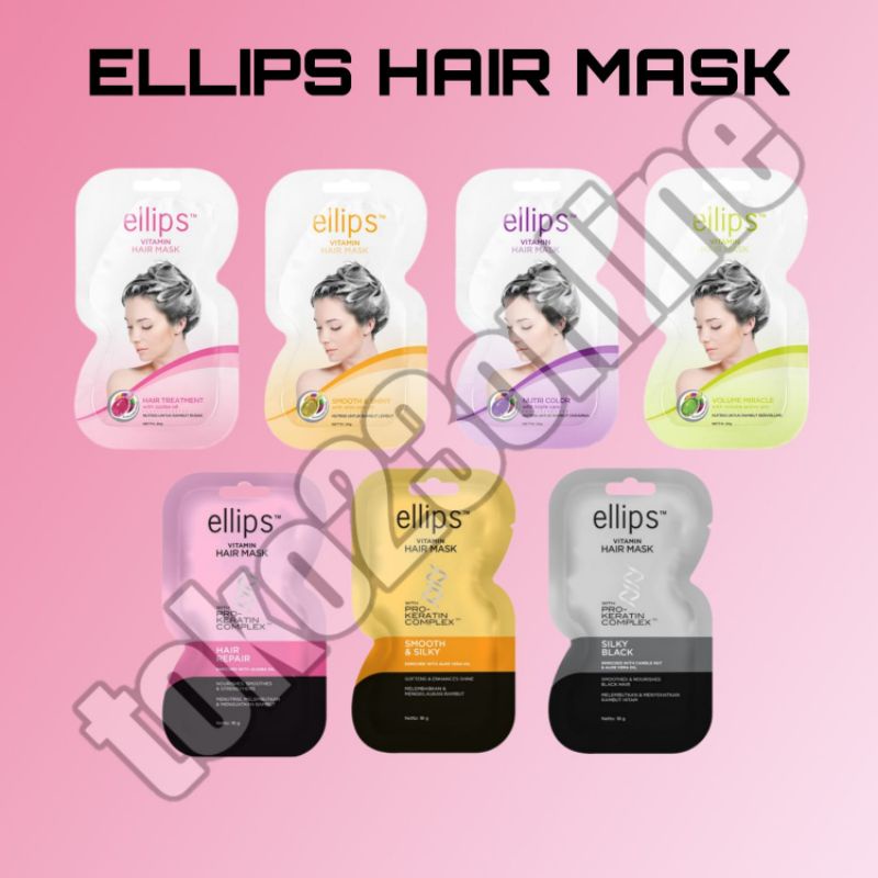Jual ELLIPS VITAMIN HAIR MASK / PRO KERATIN COMPLEX / ELIPS VITAMIN ...