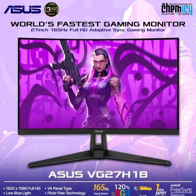 Jual Asus Tuf Vg27Vh1B 27 Inch 165Hz Full Hd Adaptive Sync Gaming ...