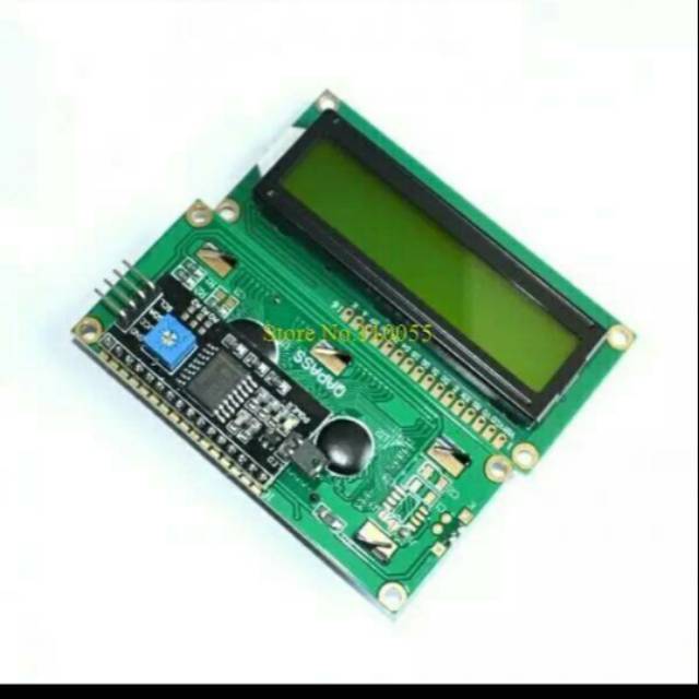 Jual LCD1602 LCD 1602 With I2C LCD Backpack Yellow And Green Screen ...