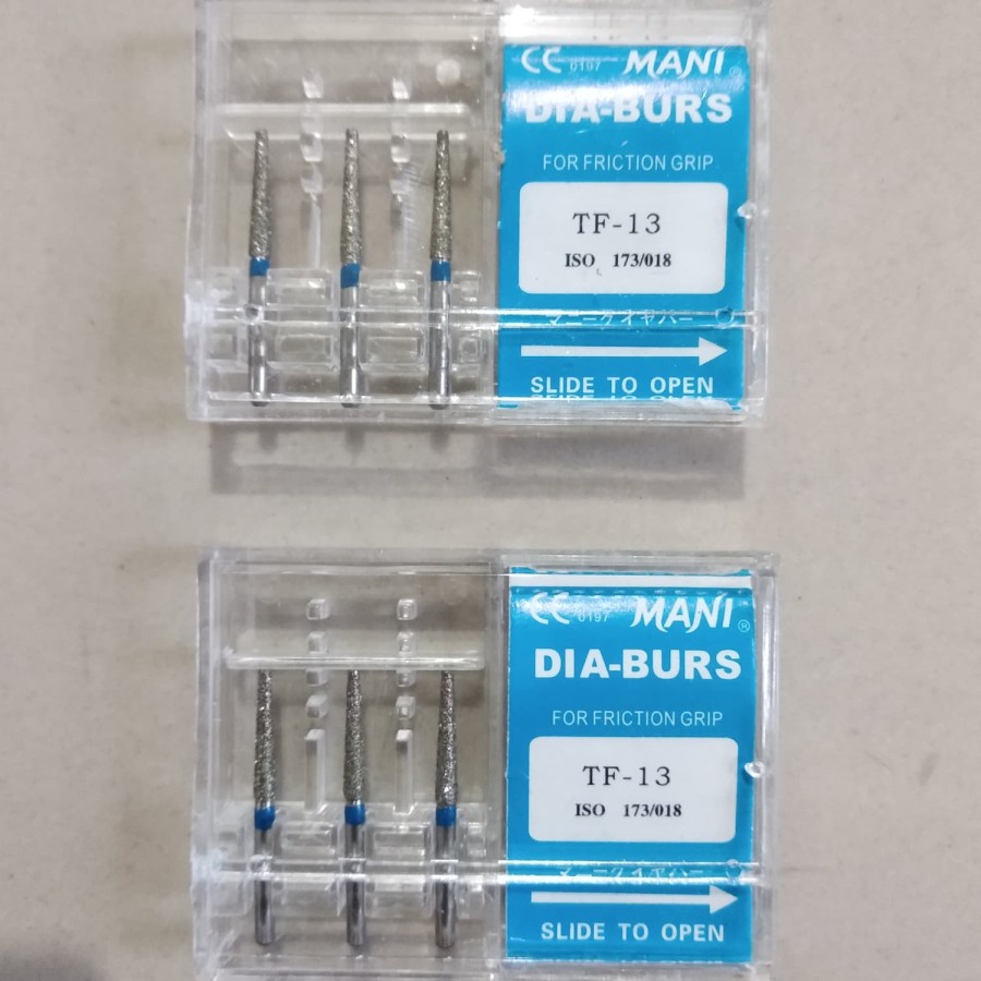 Jual TAPPERED FISSURE BUR Kode TF-13 Mani Bur | Shopee Indonesia