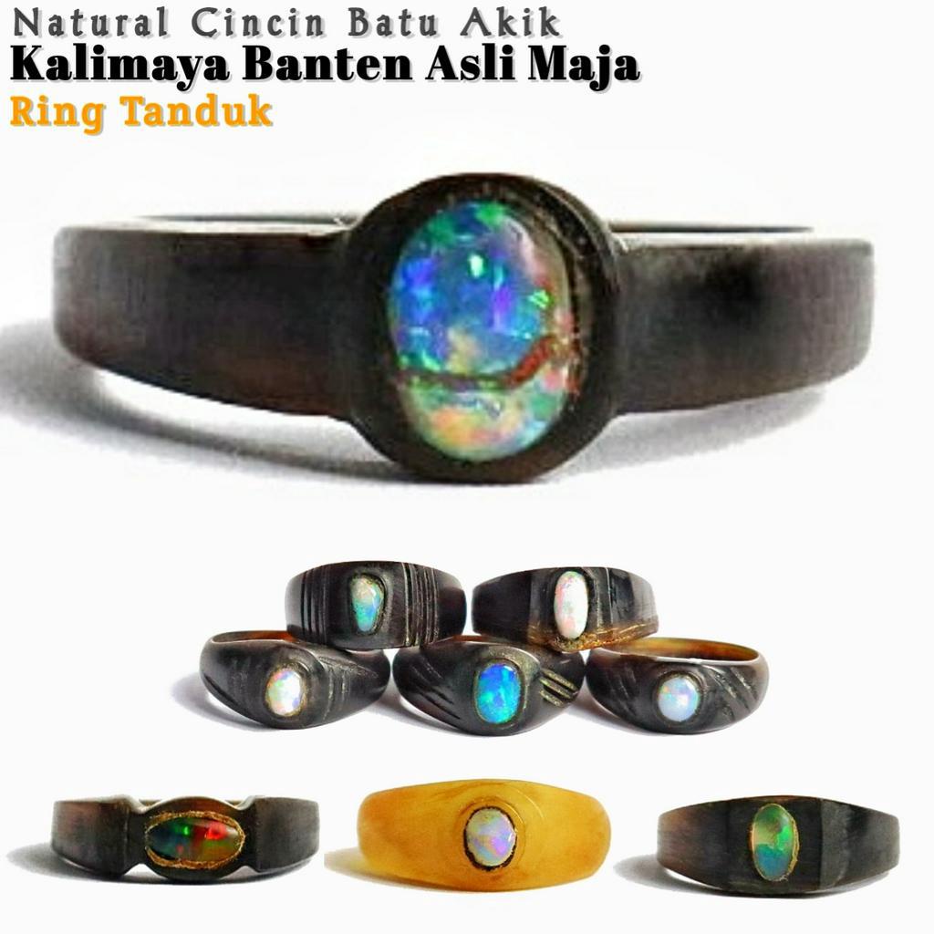 Jual Cincin Kalimaya Banten Maja Ring Tanduk Termurah | Shopee Indonesia