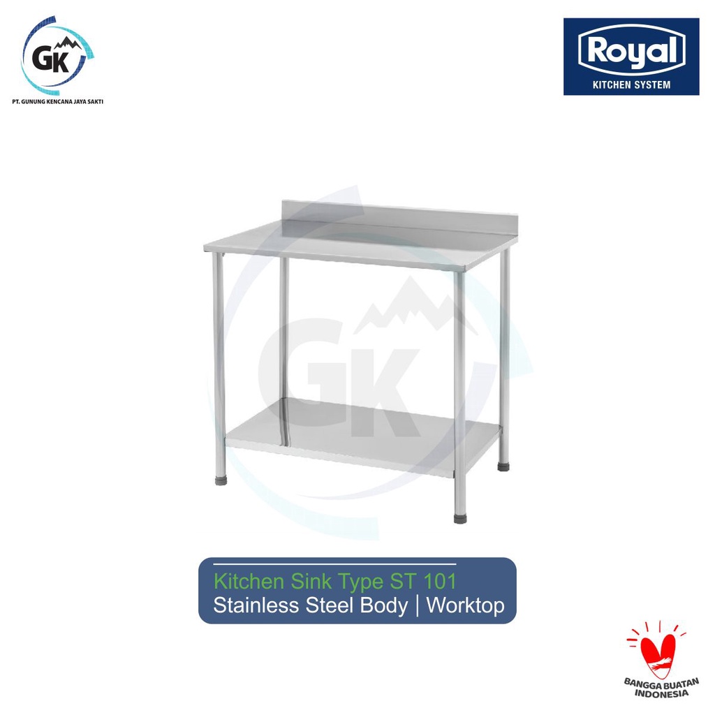 Jual Royal Kitchen Table ST 101 | Meja Stainless Dapur & Resto ...