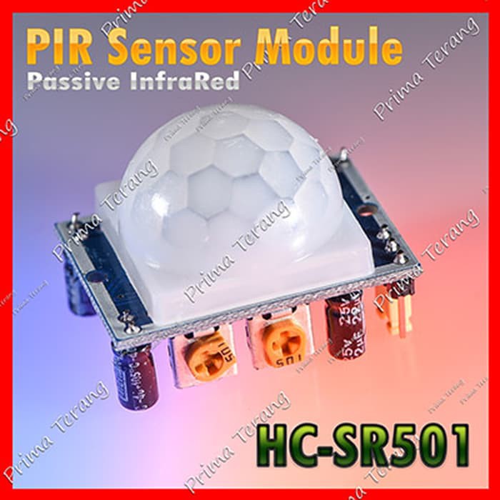 Jual HC-SR501 Sensor Deteksi Gerak Keberadaan Manusia Motion PIR SR510 ...