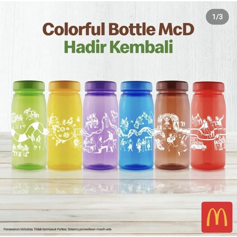 Jual Colorful Bottle MCD Mcdonalds New | Shopee Indonesia