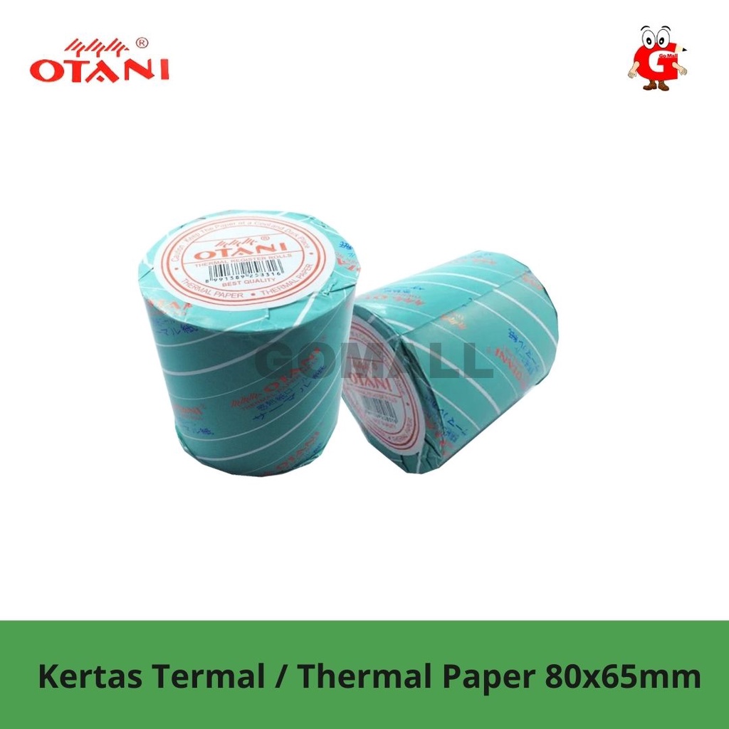 Jual Otani Kertas Thermal Paper Kasir POS 80x65mm 1 Roll | Shopee Indonesia