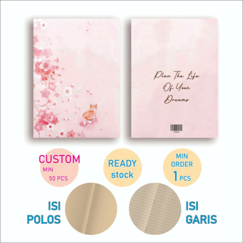 Jual Notebook notes book jurnal journal buku catatan buku tulis diary ...