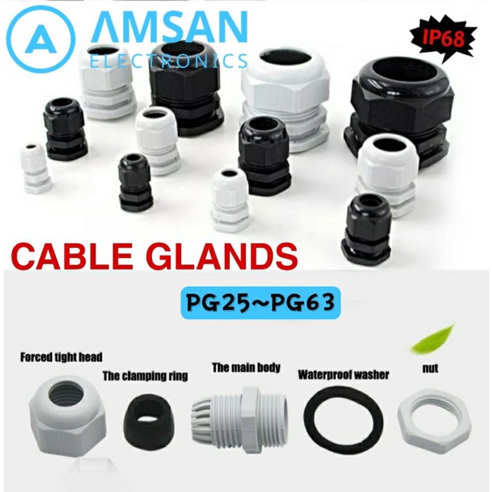 Jual Kabel Gland Cabel Gland PG25 PG29 PG36 PG42 PG48 PG63 | Shopee Indonesia