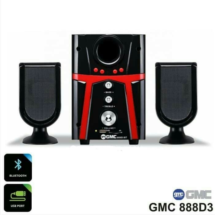 Jual GMC Speaker Aktif Bluetooth 888 D3 | Shopee Indonesia