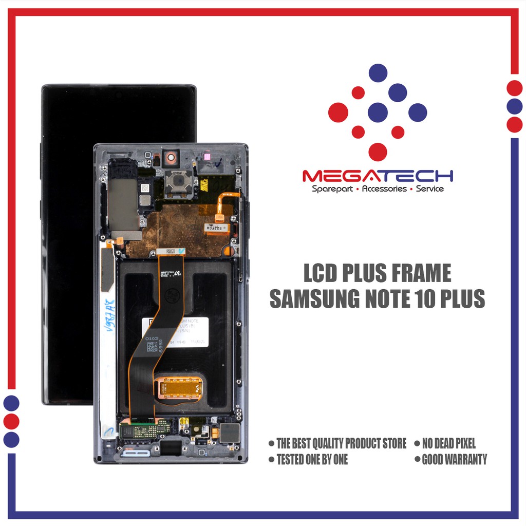 Jual LCD Samsung Note 10 Plus Include Frame Fullset Touchscreen ...