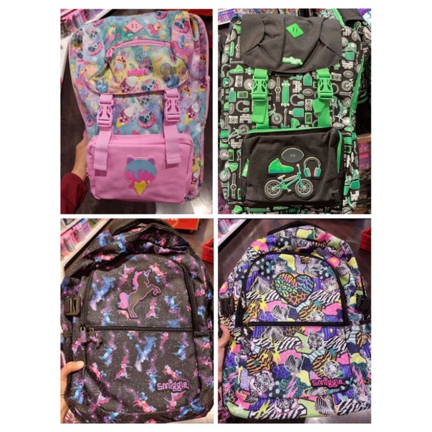 Jual Smiggle backpack Jr Foldover | Shopee Indonesia