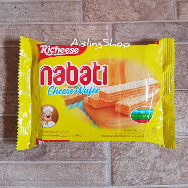 Jual Richeese / Richoco Nabati Wafer 50 gram (10 pcs) | Shopee Indonesia