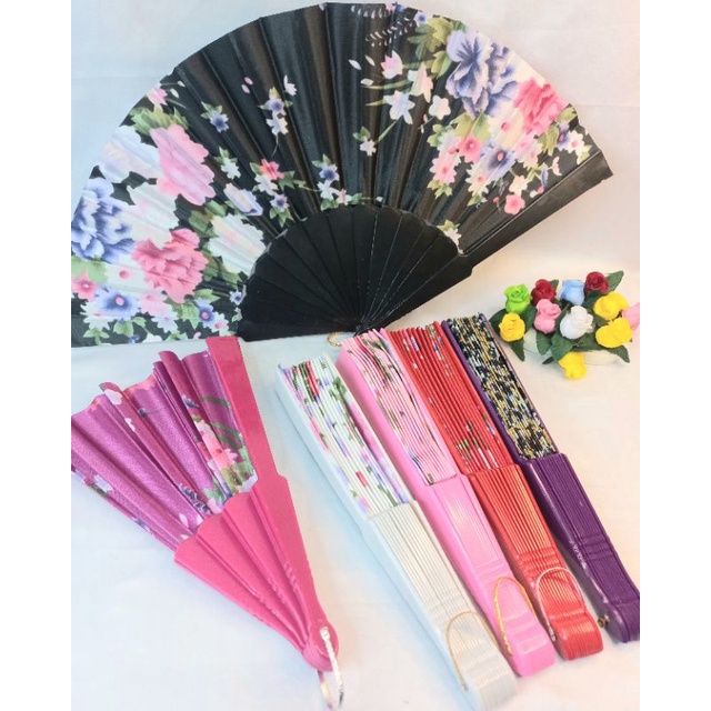 Jual Kipas Souvenir Pernikahan Kipas Motif Bunga Polos Hadiah ...