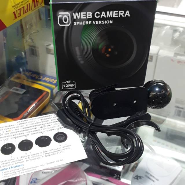 Jual Web Camera/PC Camera Sphere Version 12Mp 180p Green | Shopee Indonesia