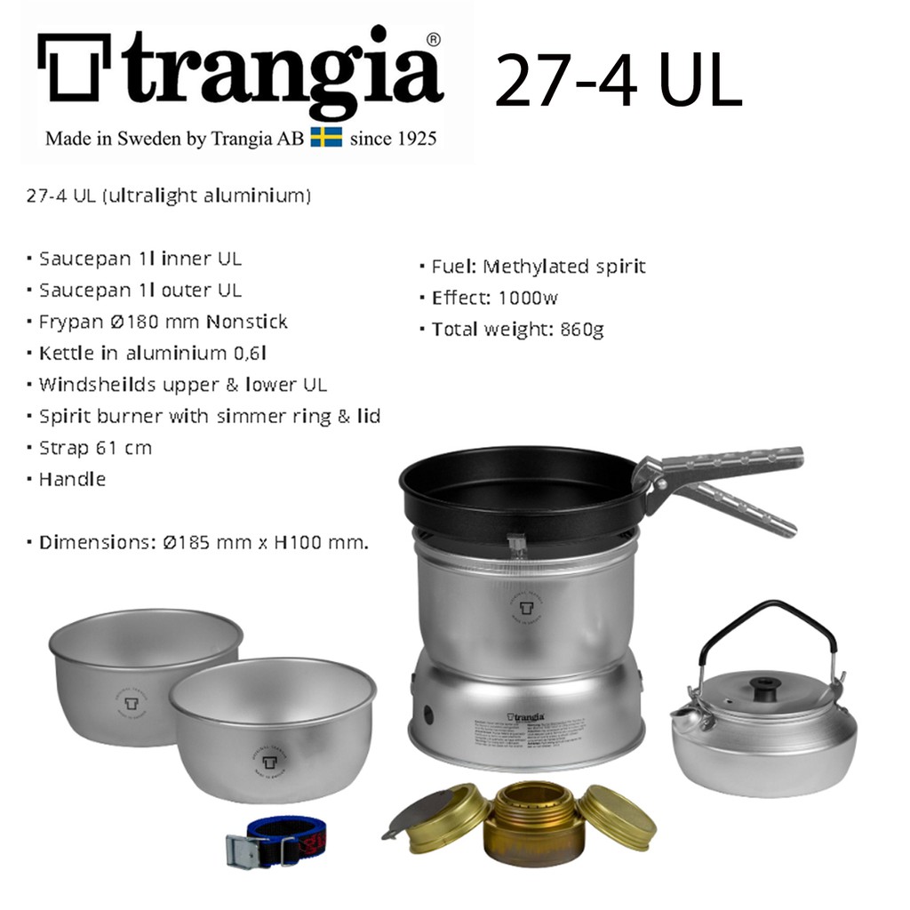 Jual Trangia 27-4 UL cooking set nesting alat masak gunung hiking ...