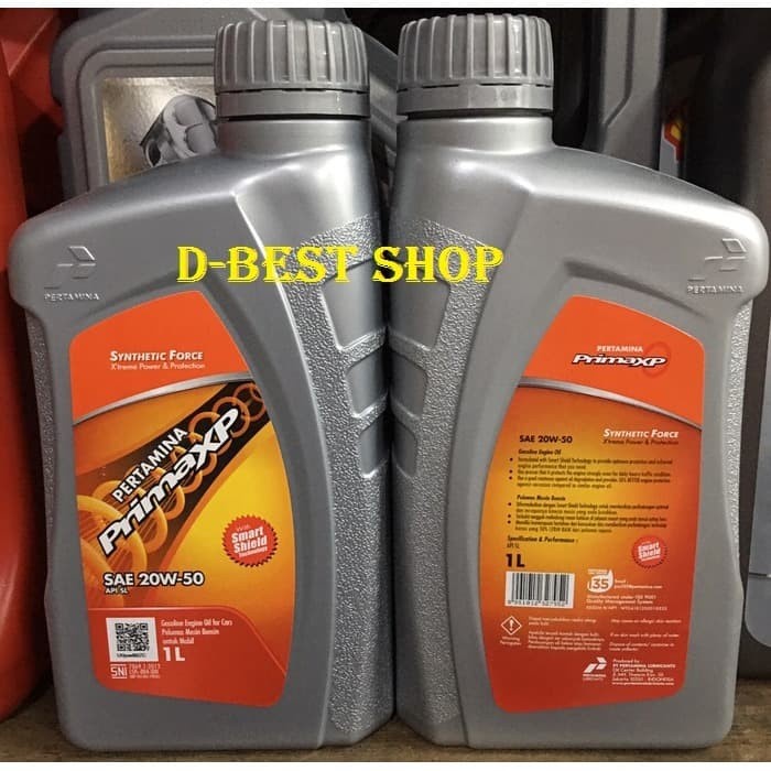 Jual Oli MESIN PERTAMINA prima xp 20W/50 - 1 liter | Shopee Indonesia