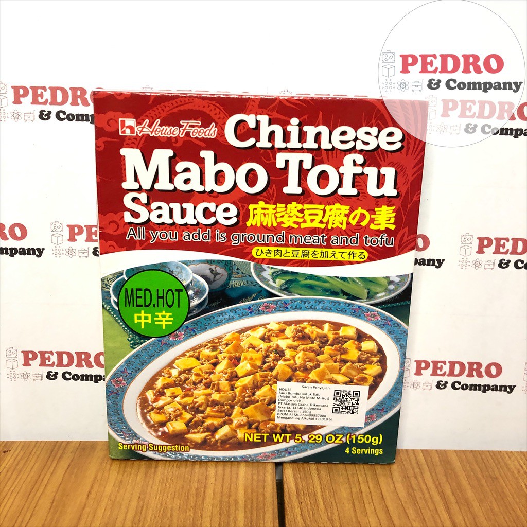 Jual House foods chinese mabo tofu sauce med hot 150 gram - instant ...
