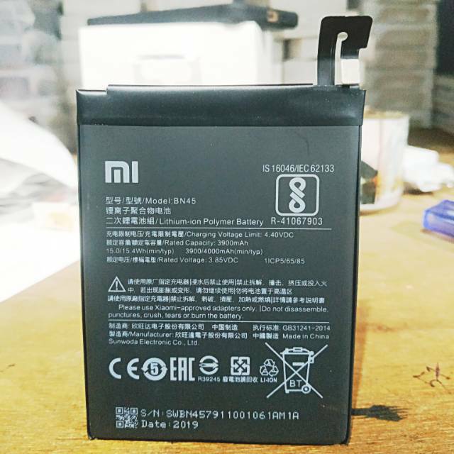 Jual BATRE BATERAI BATTERY XIAOMI REDMI NOTE 5 / PRO 2018 (BN45 ...