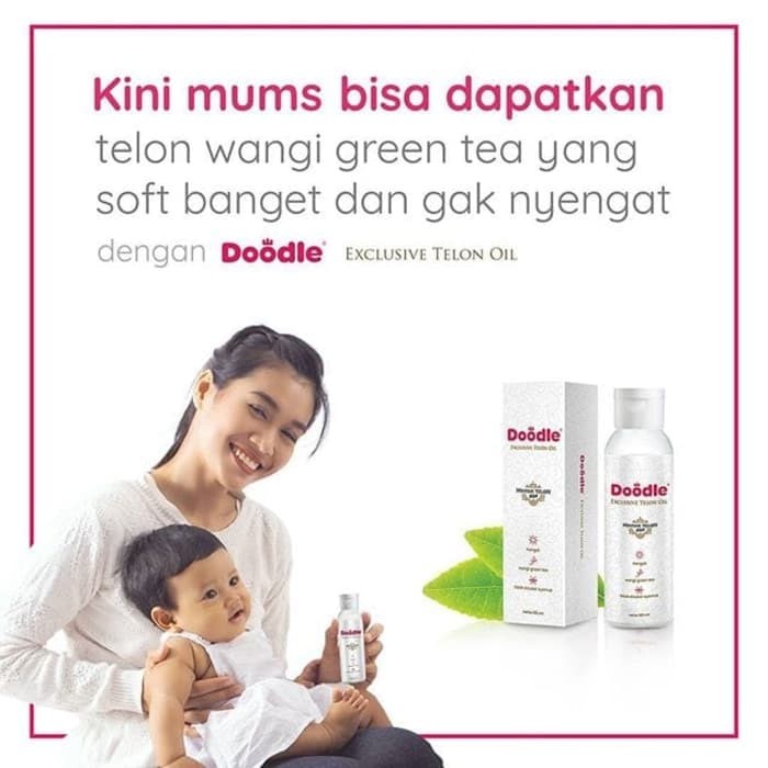 Jual Doodle Telon Oil Green Tea 100ml | Shopee Indonesia