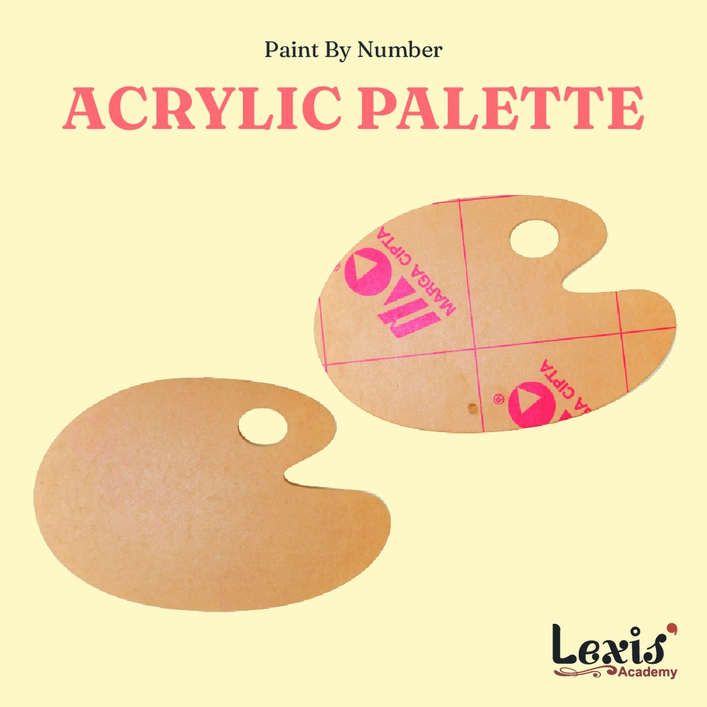 Jual ACRYLIC PALETTE | PALET LUKIS AKRILIK | Shopee Indonesia