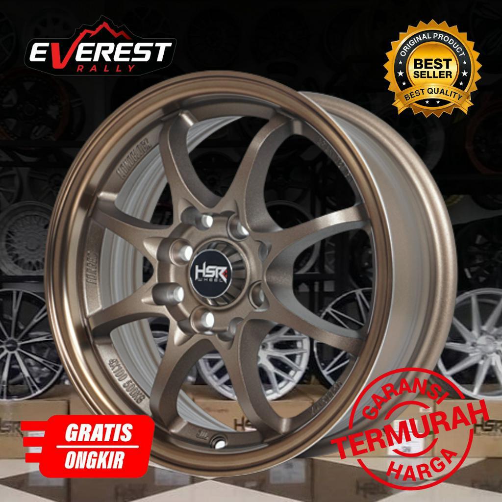 Jual Velg Mobil HSR Ring 14 HIROSHIMA 4197 HSR R14 lebar 55 pcd 4x100 ...