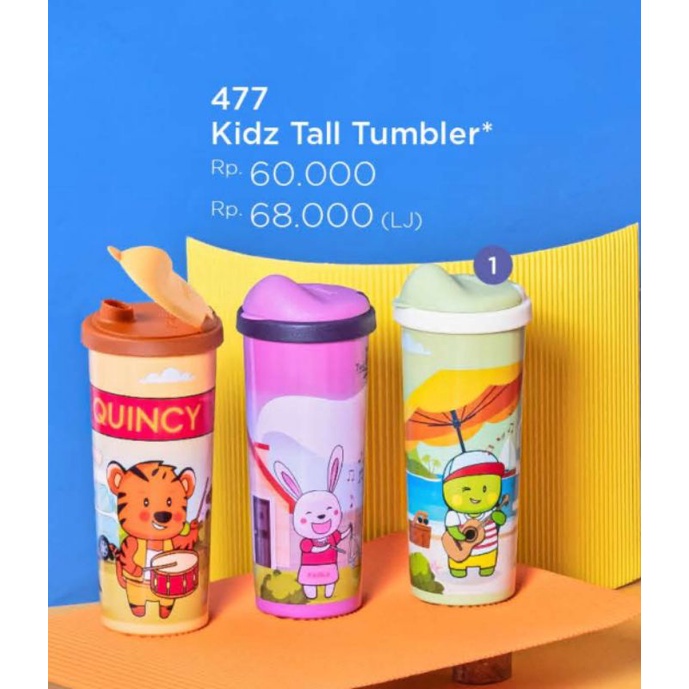Jual Botol minum kidz tall tumbler twin tulipware | Shopee Indonesia