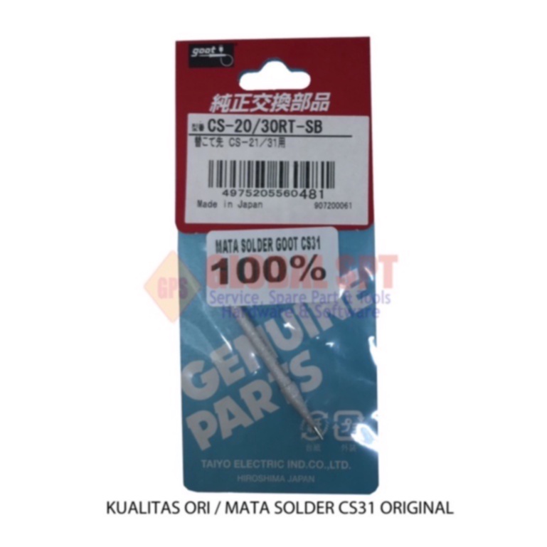 Jual KUALITAS ORI / TOOL MATA SOLDER CS31 / TOOLS | Shopee Indonesia