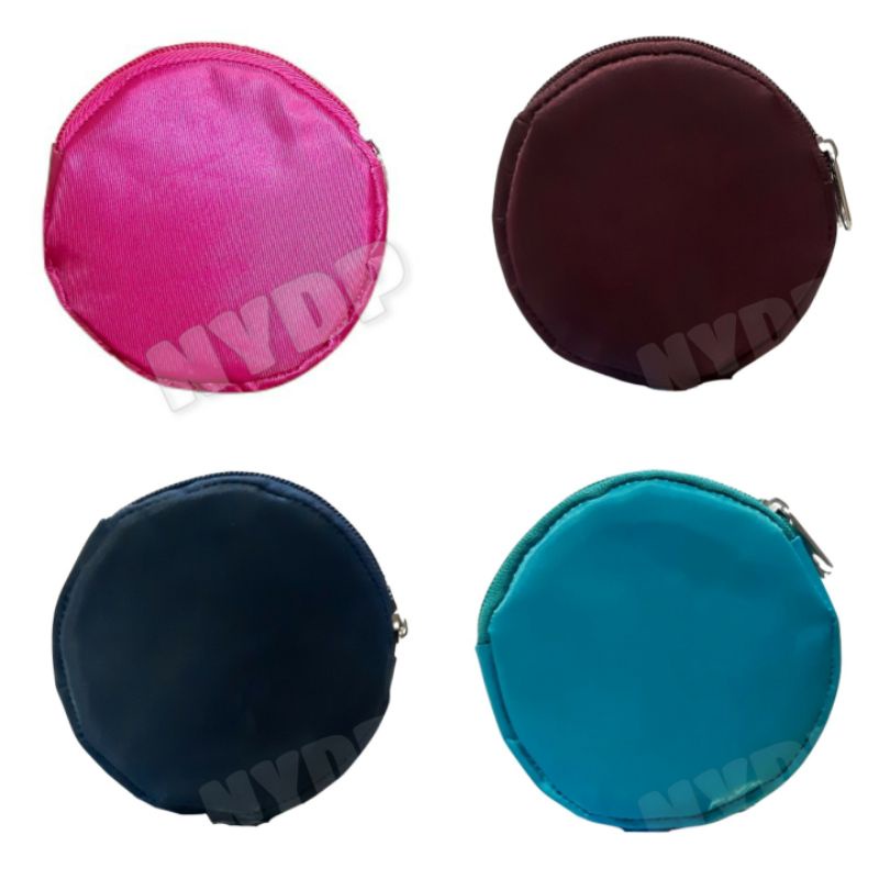 Jual COD - DOMPET KOIN LUCU BULAT POLOS 2 RUANG / DOMPET COIN/ DOMPET UNISEX/ DOMPET KOIN TEBAL ...