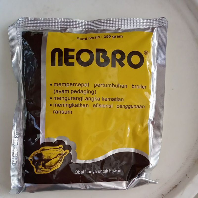 Jual Neobro 250 gram - Vitamin mempercepat pertumbuhan ayam pedaging ...