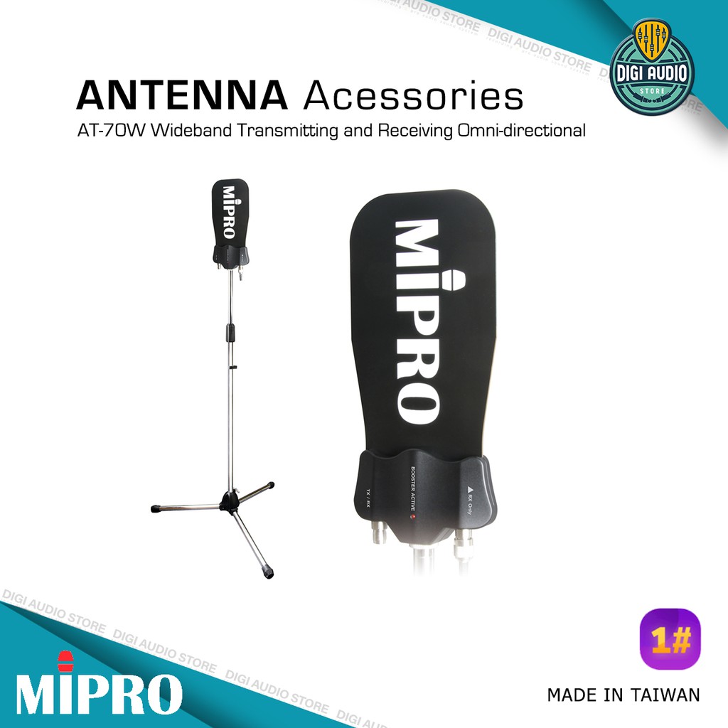 Jual MIPRO AT-70W Wideband Transmitter Antena - Wireless Microphone ...