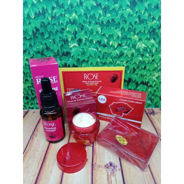 Jual Paket Cream Rose Original 3in1 (Cream Sabun Serum) | Shopee Indonesia