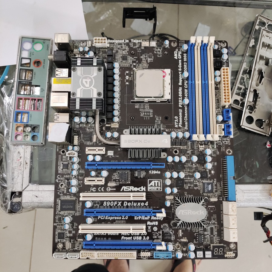 Jual motherboard Asrock 890fx Deluxe4 AM3+ | Shopee Indonesia