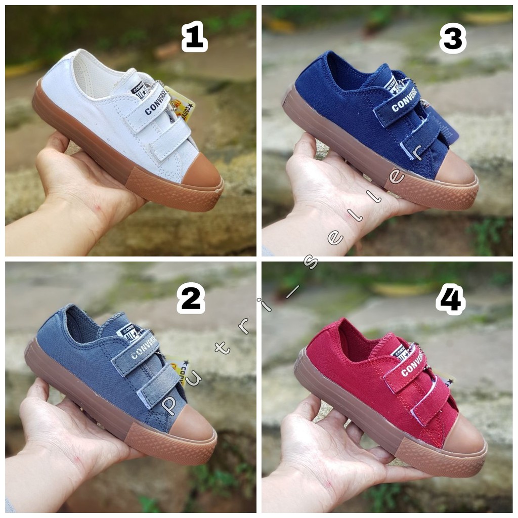Jual SEPATU ANAK CONVERSE CT 2 TWO GEM KIDS / PEREKAT SOL COKLAT ...