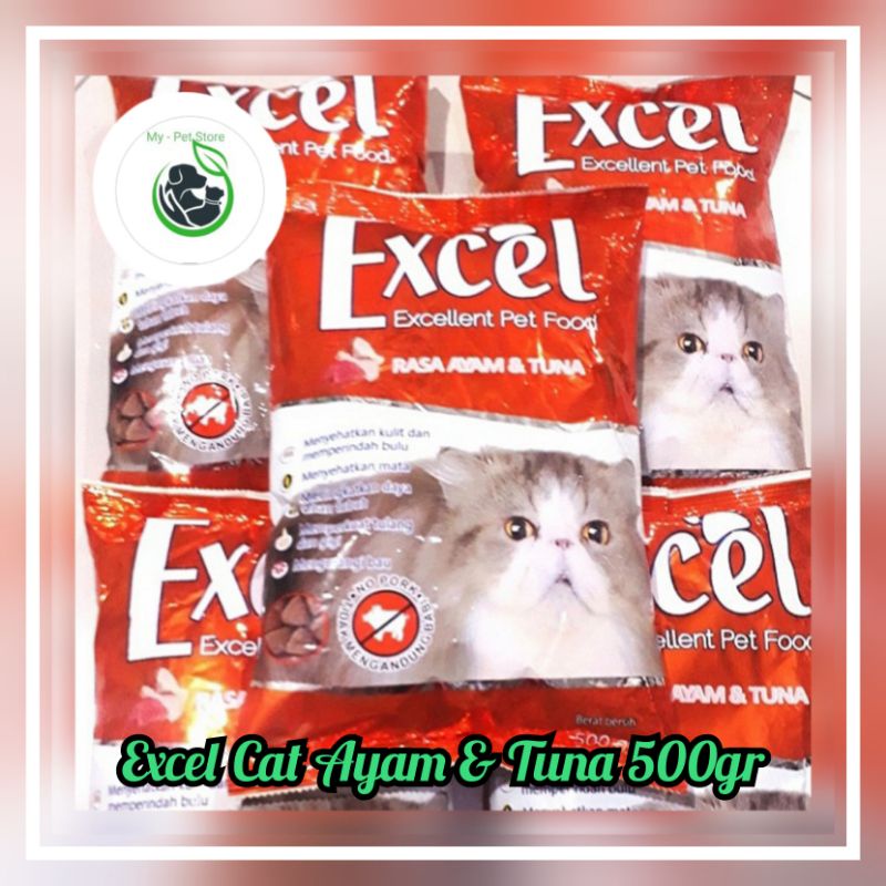 Jual excel tuna chicken freshpack 500gr - makanan kucing excel tuna ...