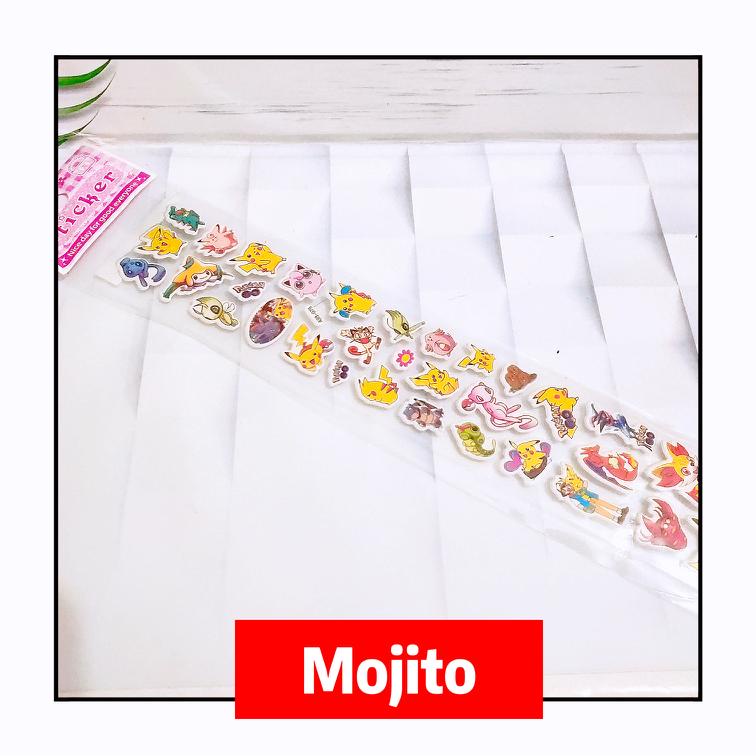 Jual Stiker Pikachu / Stiker Timbul Pikachu / Stiker Pikachu Lucu ...