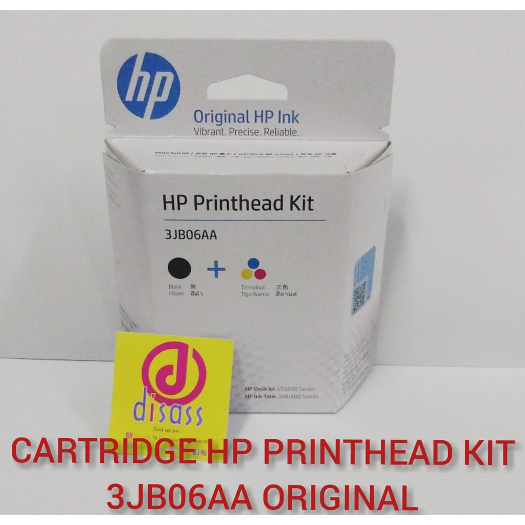 Jual HP Print Head Cartridge 3JB06AA Printhead Kit Gt51 GT52 Printer ...