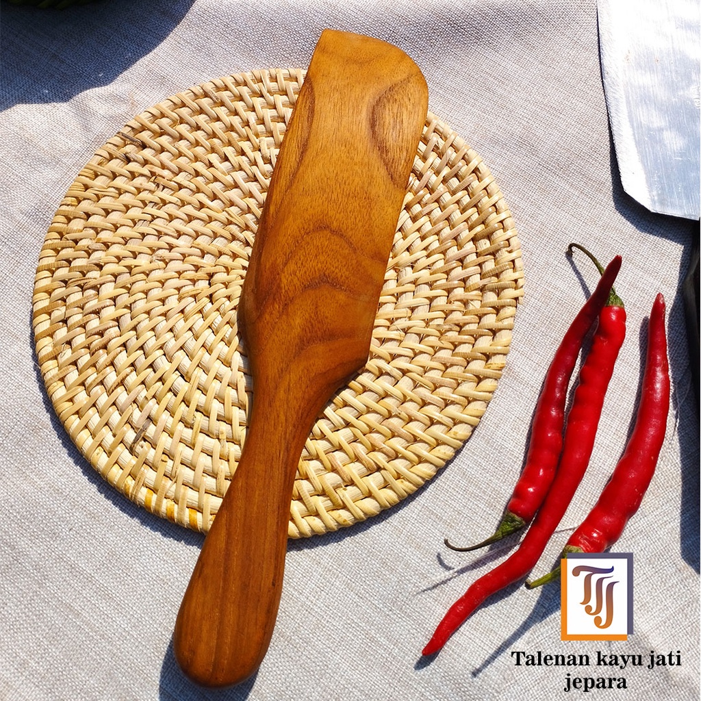Jual Sutil Kayu Sodet Spatula Kayu beech pisau Sendok Sup Pengaduk Nasi ...