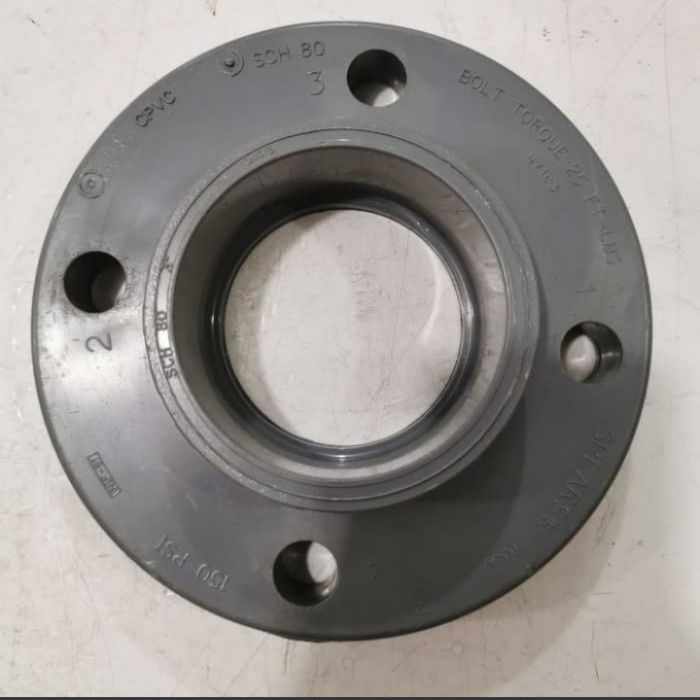 Jual Flange Socket 3" CPVC Sch80 150# SPEARS USA | Shopee Indonesia