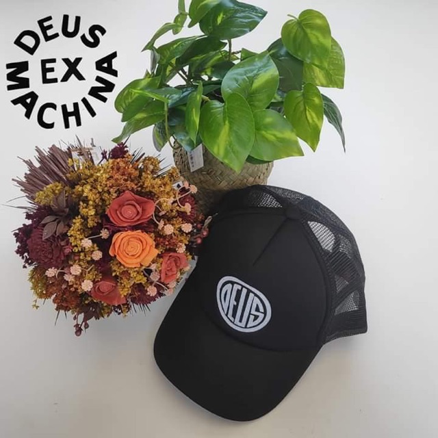 Jual Topi Deus Ex Machina Black Jaring Name White Berat : 150gr Harga ...