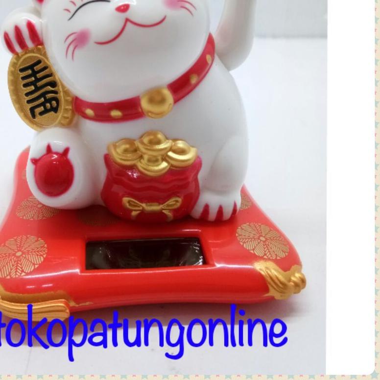 Jual Kucing Hoki Rejeki Maneko Neki White Besar | Shopee Indonesia