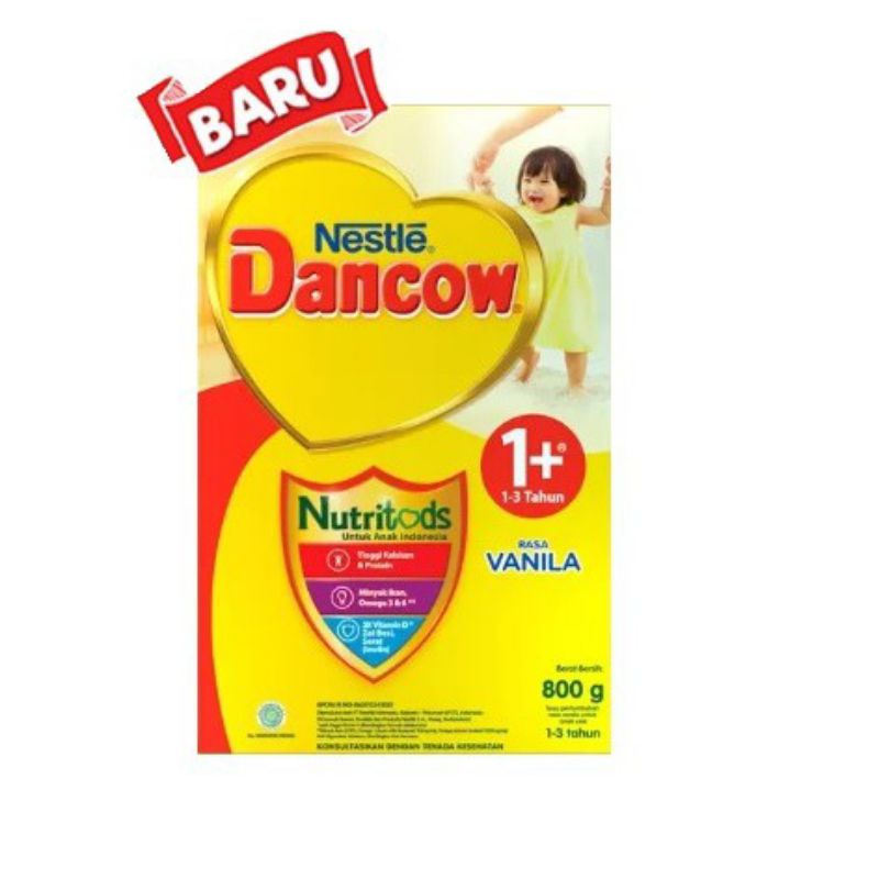 Jual SUSU DANCOW 1+ KEMASAN 750 GR VANILLA//COKLAT | Shopee Indonesia